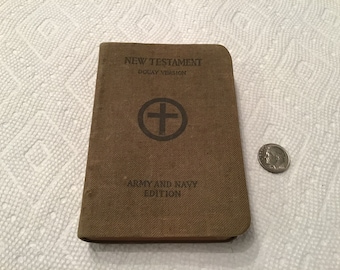 WWII U.S. ARMY New Testament Pocket Bible United States Military - Etsy