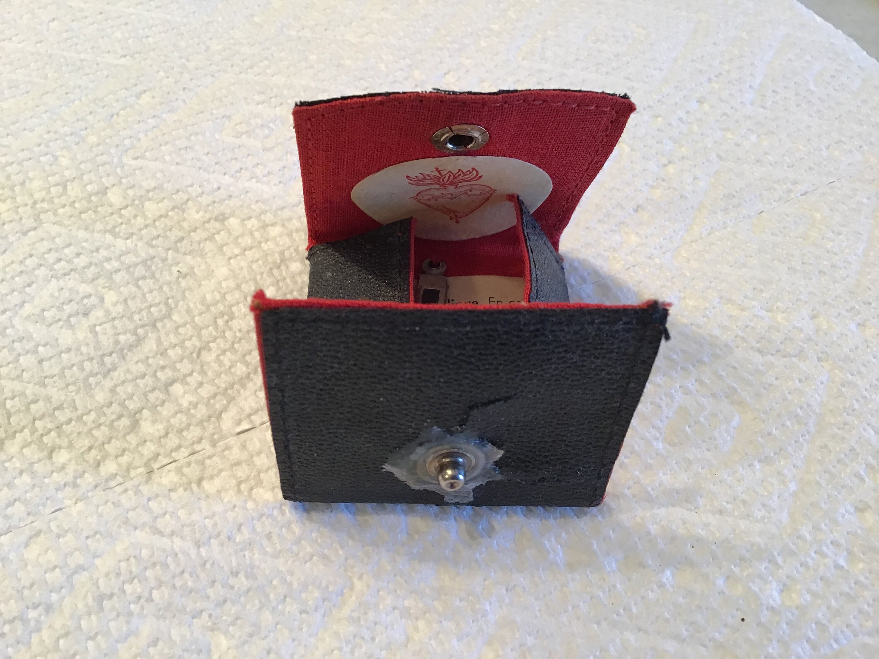 Vintage Folding Pocket Reliquary Relic Sacred Heart of JESUS Case - Etsy