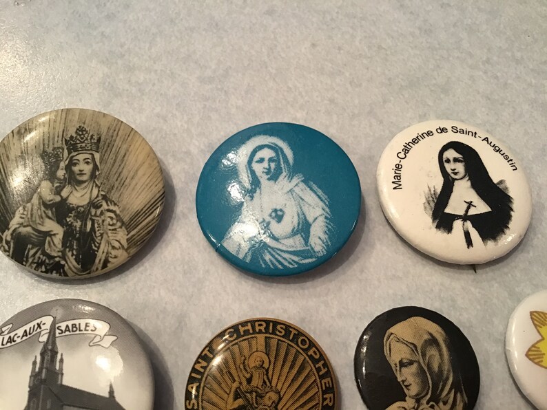 RELIGIOUS Lot 7 Vintage Pin Backs Lapel Hat Collar Pins Jewelry - Etsy