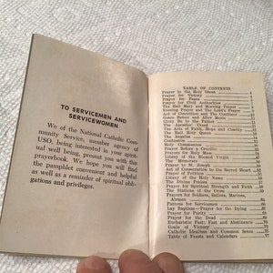 The National Catholic Community Prayer Book Prayerbook ~ Servicemen and ...