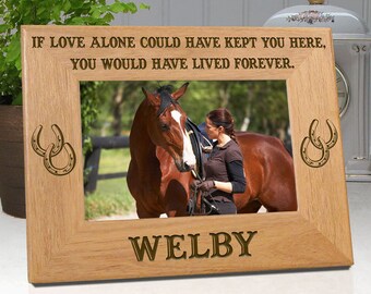 Horse picture frame | Etsy