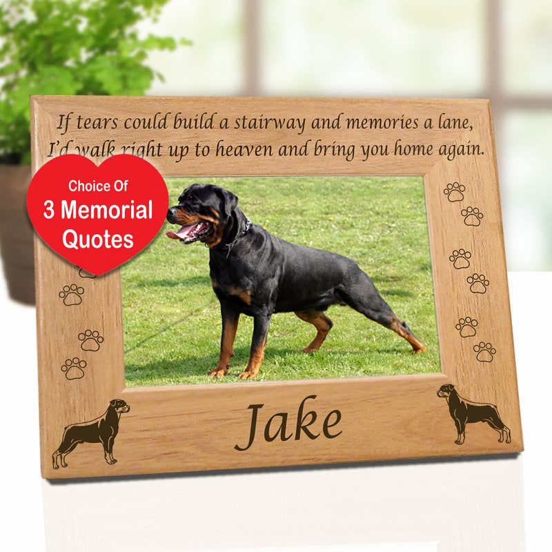 Rottweiler Memorial - Etsy