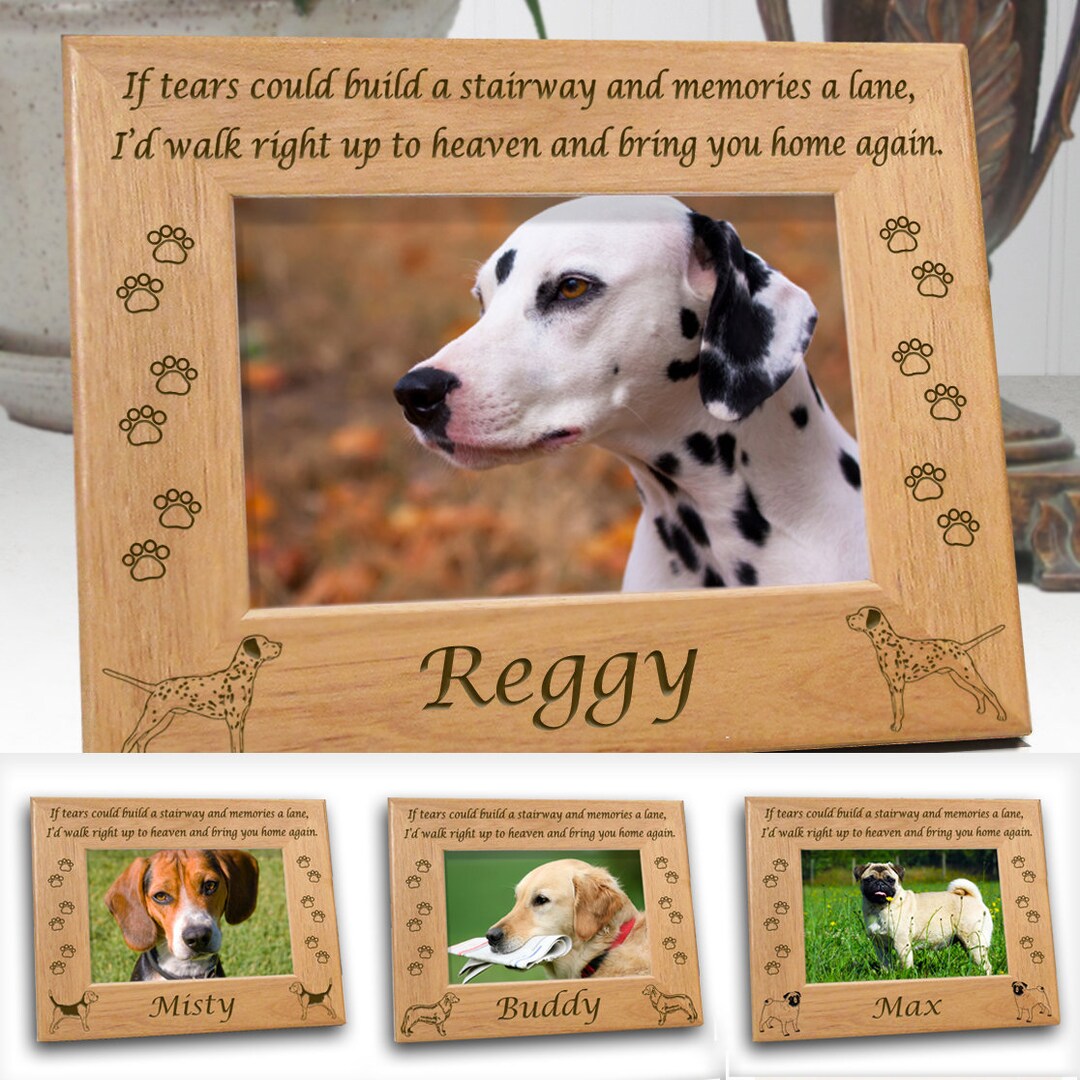 Dog Breeds Memorial Frames Choice of Sentimental Quotes - Etsy