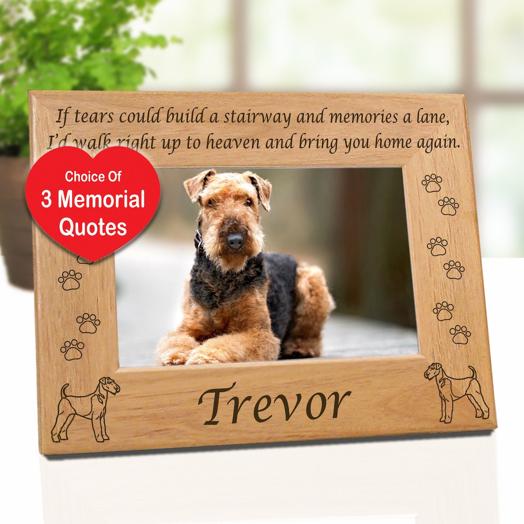Airedale Memorial Photo, Airedale, Airedale Dog, Airedale Dog Photo ...