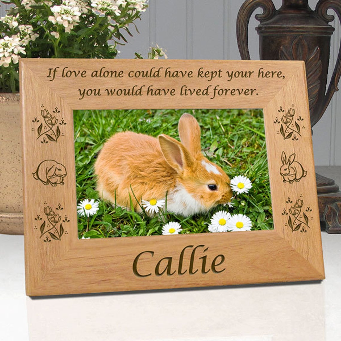 Rabbit Memorial Rabbit Gift Bunny Memorial Pet Rabbi | Etsy