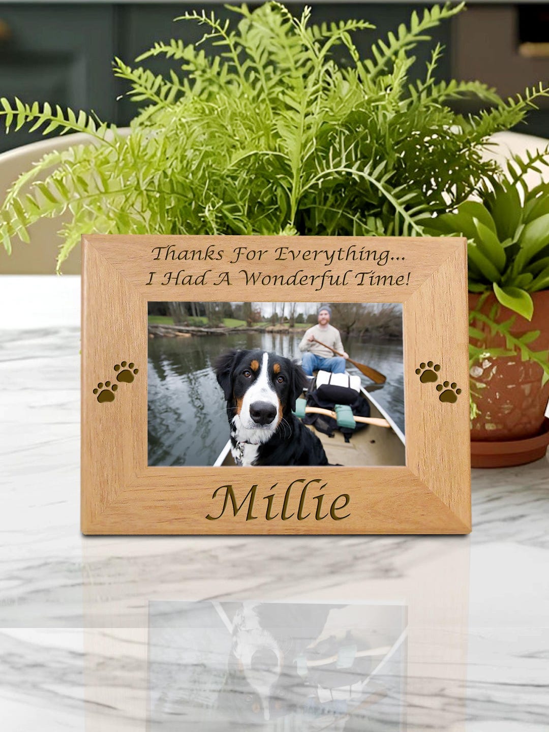 Thanks for Everything Memorial Picture Frame for Dog Owner ...