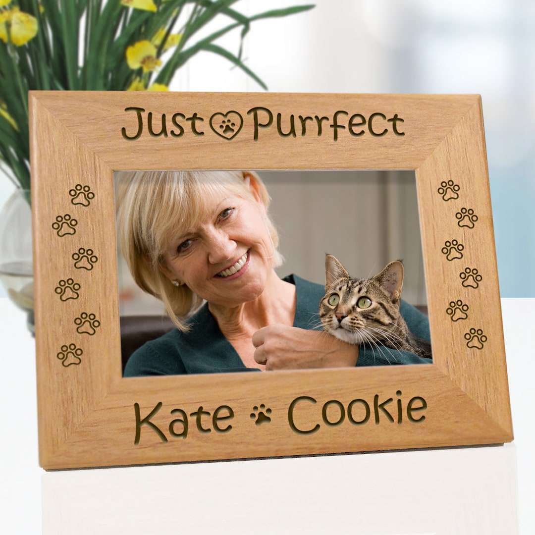 5x7 Cat Owner Gifts, Custom Cat Gifts, Cat Lady Ideas, Funny Cat Gifts ...