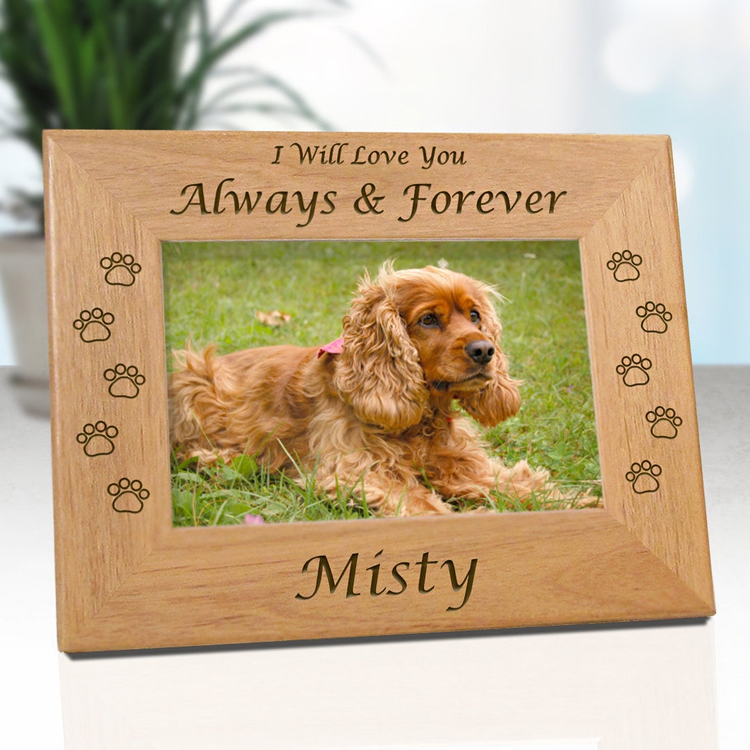 Dog Picture Frame, Picture Frame, Dog Frame, Dog Memorial Gift, Dog ...