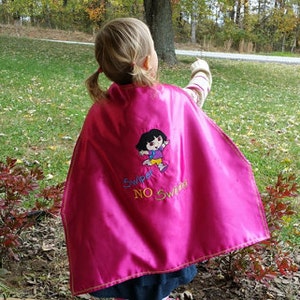 Princess Cape, Embroidered Personalized With Name Girl's Cape - Etsy