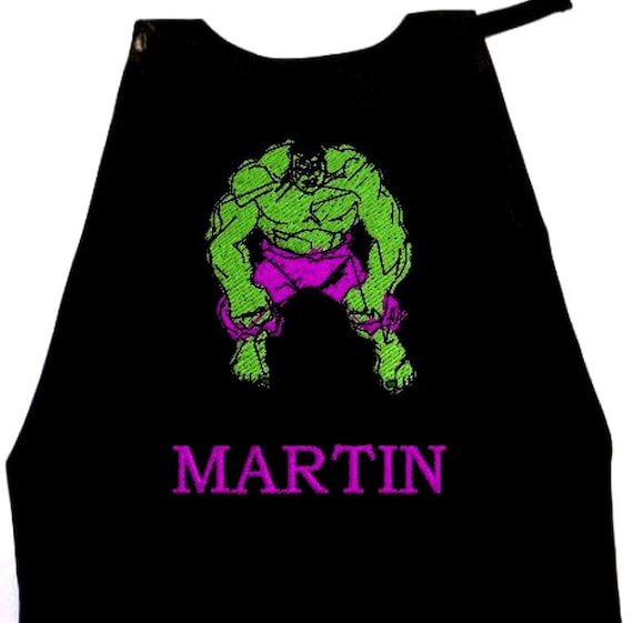 Super Hero Kid's Cape Hulk Personalized cape with Name | Etsy