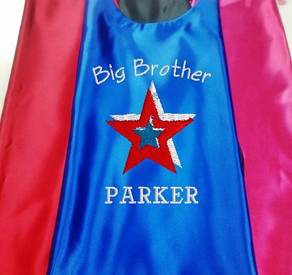 Birth Annoucement Super Hero Cape, Kids Cape! Big Brother Cape ...