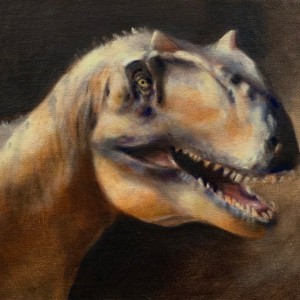 Dinosaur Painting - Etsy