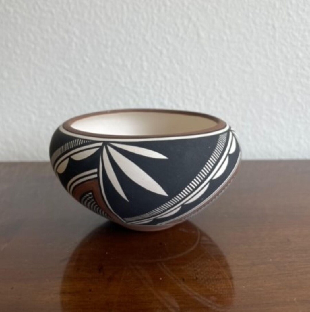 Acoma Pottery Signed Old Bald Eagle With Feather Symbol - Etsy