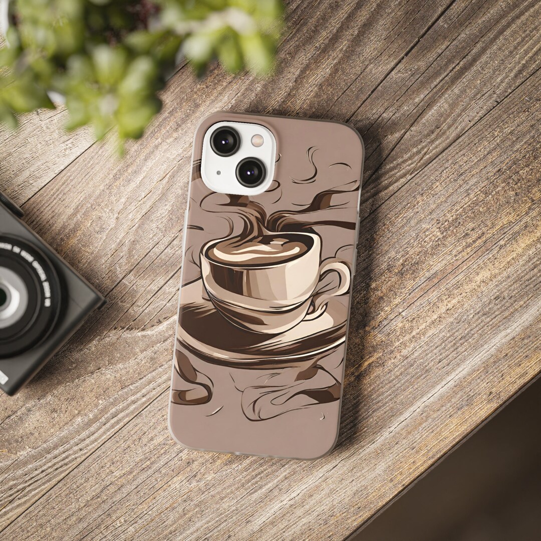 Flexi Case , Weathered Coffee Line, Whisperstouch - Etsy