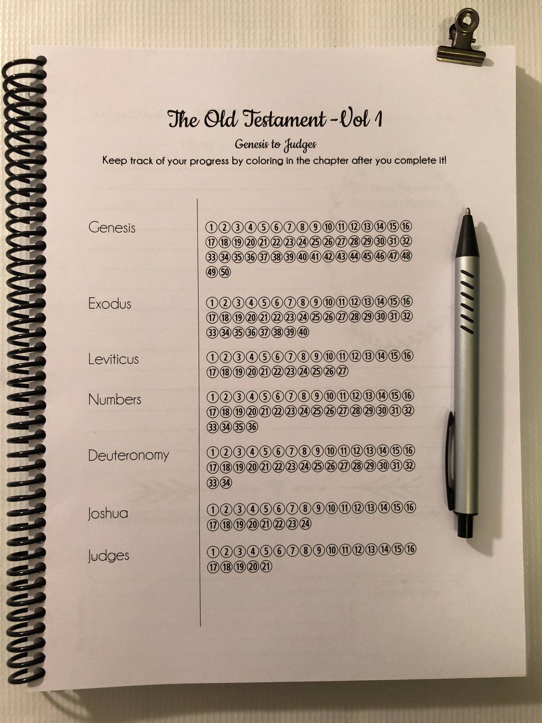 Mustard Seed Journals: Old Testament Vol 1 journal Thru the - Etsy