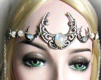 Triple Moon Circlet - Etsy