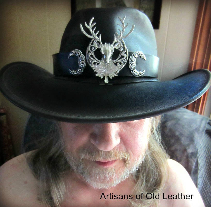 Triple Goddess Stag Headpiece Stag Hat Band Unisex Yule - Etsy