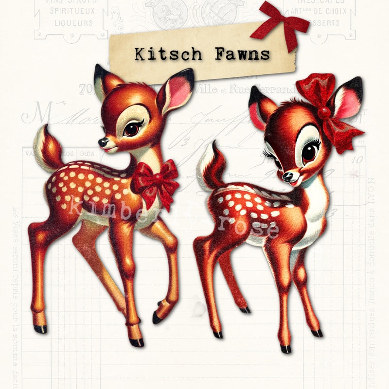 Kitsch Deer - Etsy