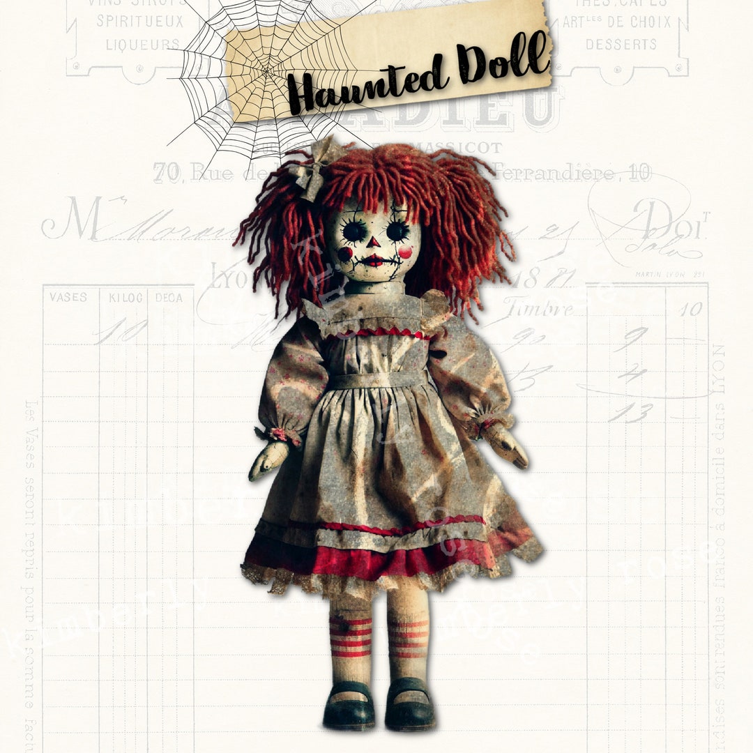 Haunted Raggedy Ann Doll , Annabelle PNG Image/halloween Horror Clip ...