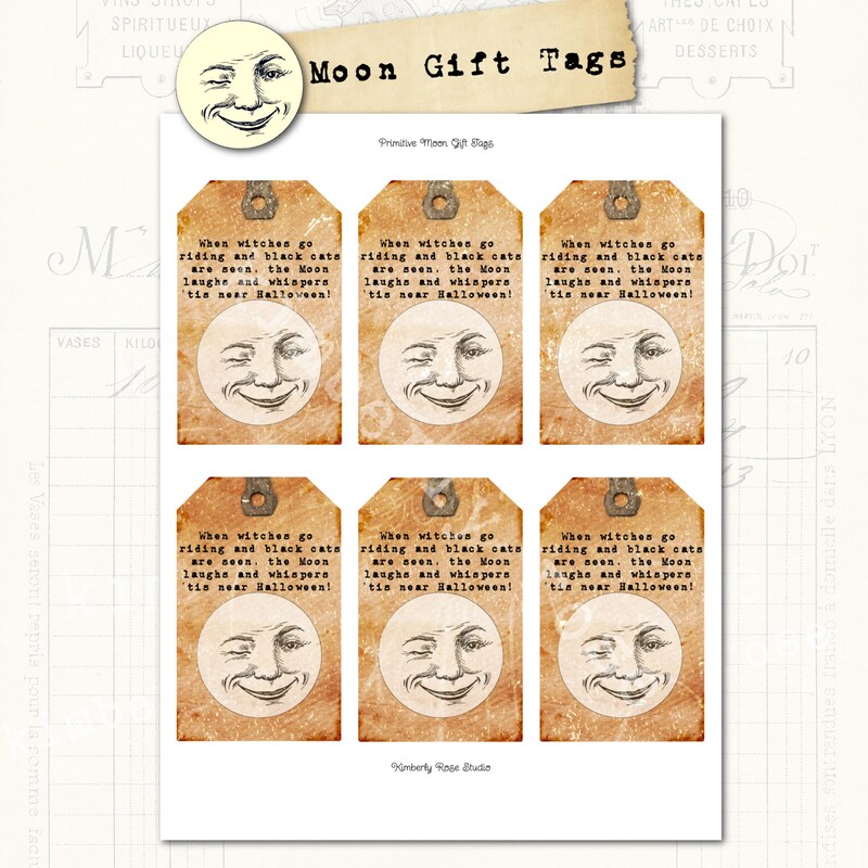 Primitive Moon - Etsy