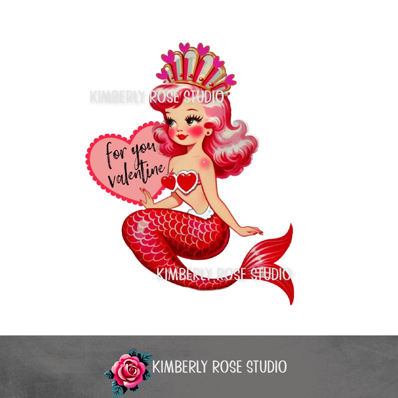 Kitsch Retro Mermaid - Etsy