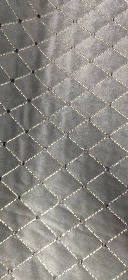Diamond Quilted Velvet Upholstery Fabric - Etsy