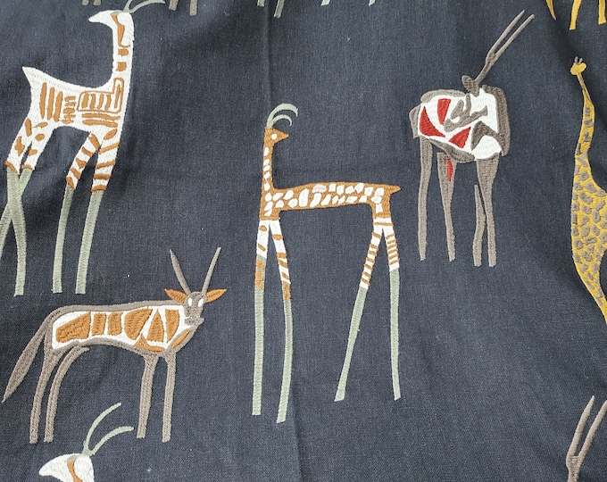 Exotic Prancing ~dancing Zebras ~farlowe~viscose~ Velvet Upholstery ...