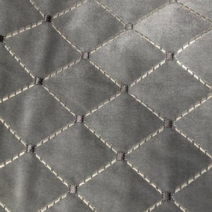 Diamond Quilted Velvet Upholstery Fabric - Etsy