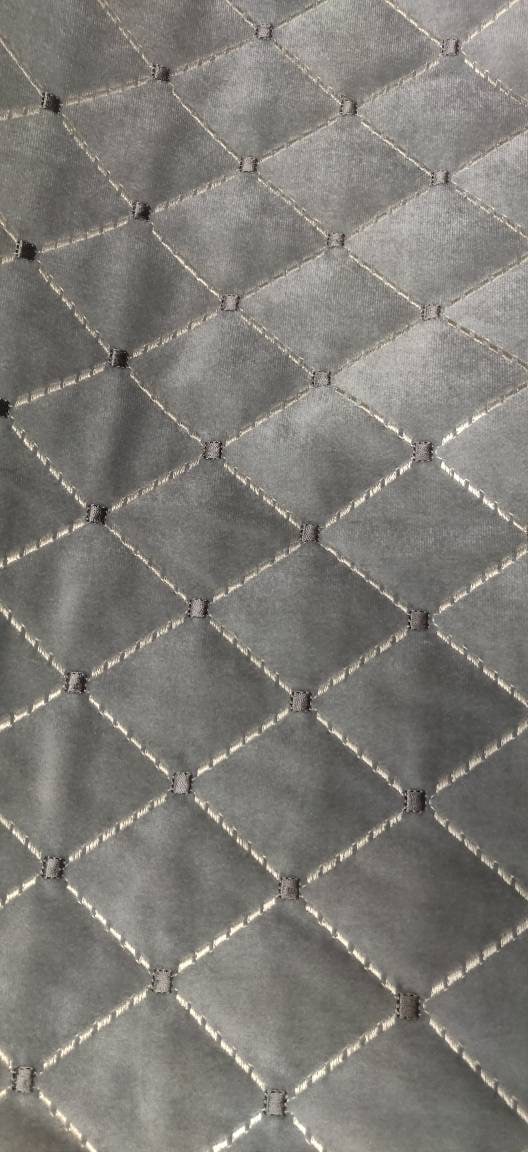 Diamond Quilted Velvet Upholstery Fabric - Etsy