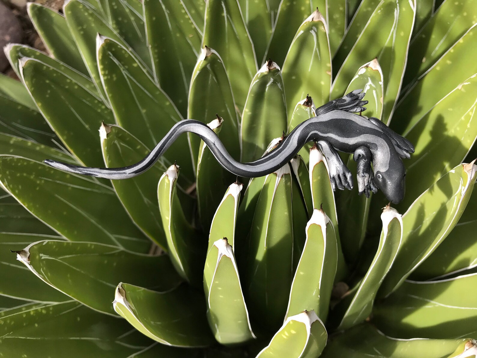 Hand Sculpted Lizard Magnet Made of Polymer Clay Hand | Etsy