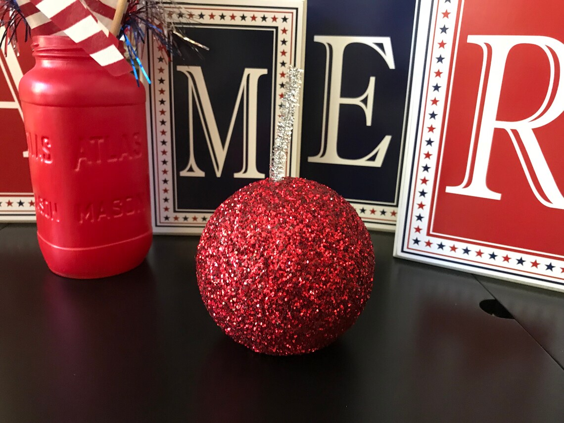 Patriotic Cherry Bomb Firecracker, Fourth of July Firecracker, Fourth ...