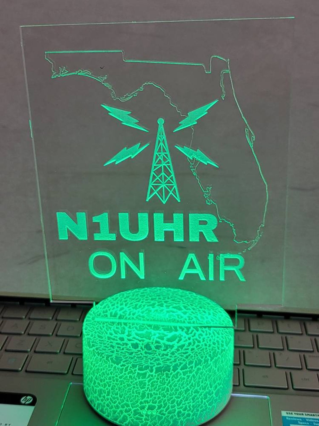 Custom Ham Radio on Air LED Light - Etsy