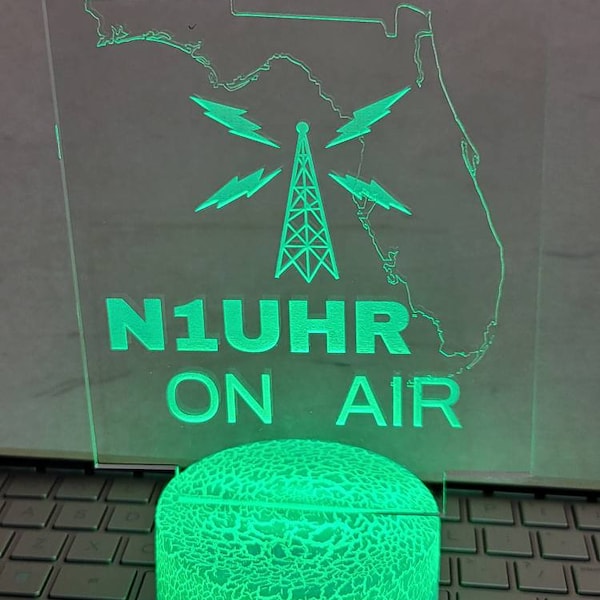 Ham Radio Call Sign Led - Etsy