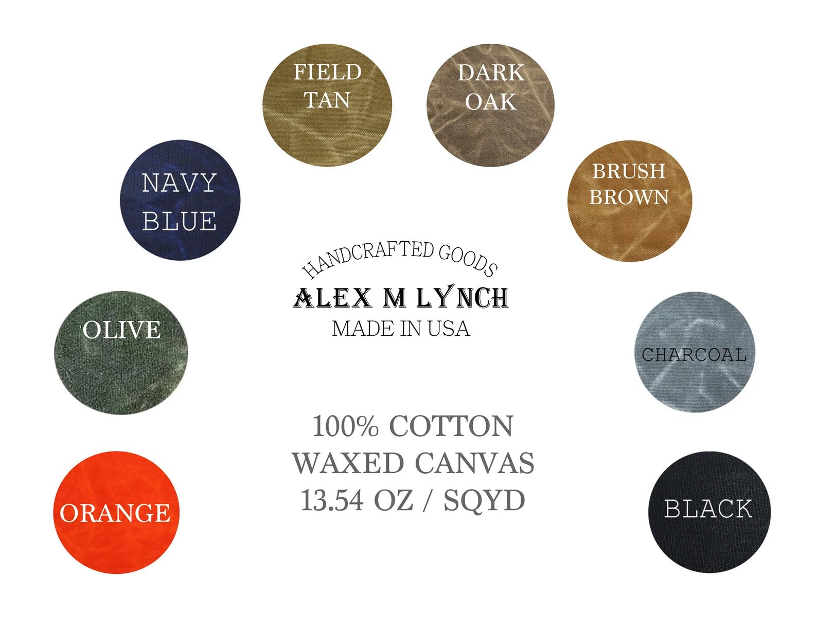 Waxed Canvas Fabric SAMPLES - Etsy