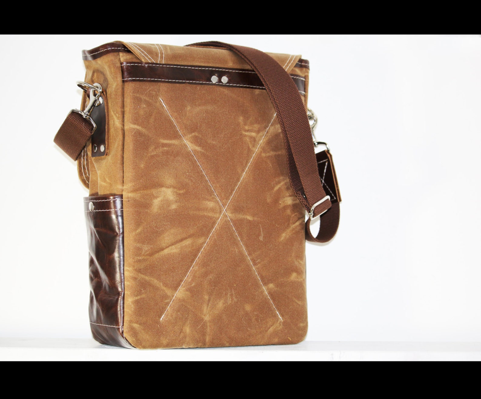 Vertical Laptop Messenger Bag 010044 - Etsy
