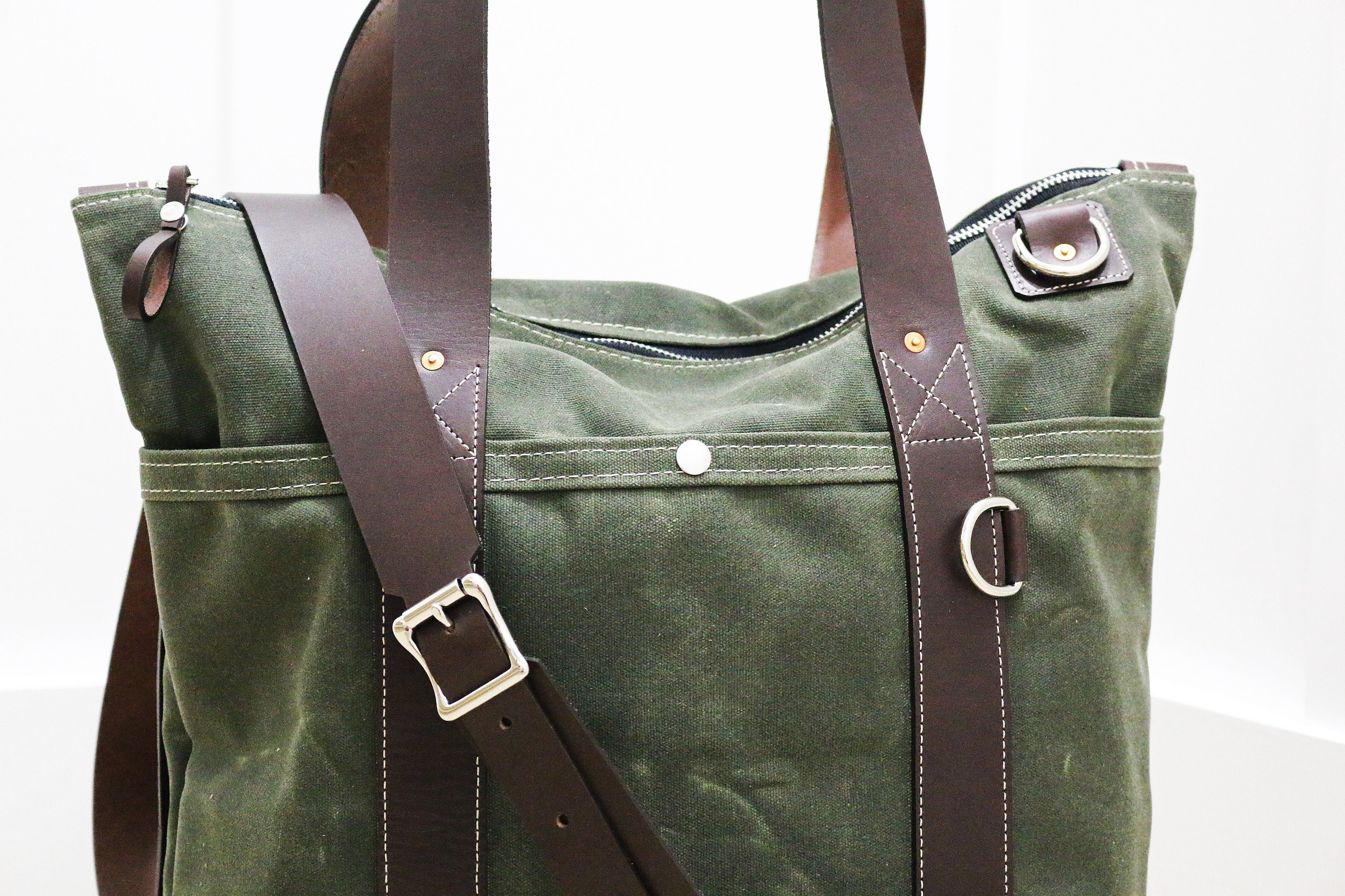 EXTRA LARGE Zippered Tote Bag - Big Bag - Jumbo Bag - Laptop Bag - Made ...