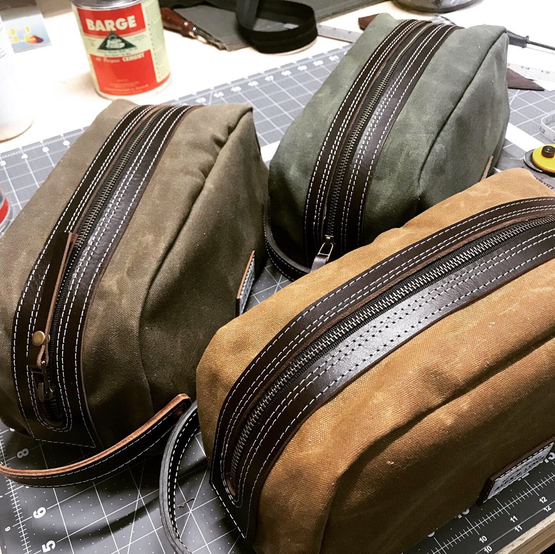 Unisex Zippered Heavy Canvas Dopp Kit - 010213 - Made in USA - Etsy