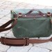 Waxed Heavy Twill Messenger Mailbag Handmade by Alex M Lynch - Etsy