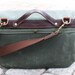 Waxed Heavy Twill Messenger Mailbag Handmade by Alex M Lynch - Etsy