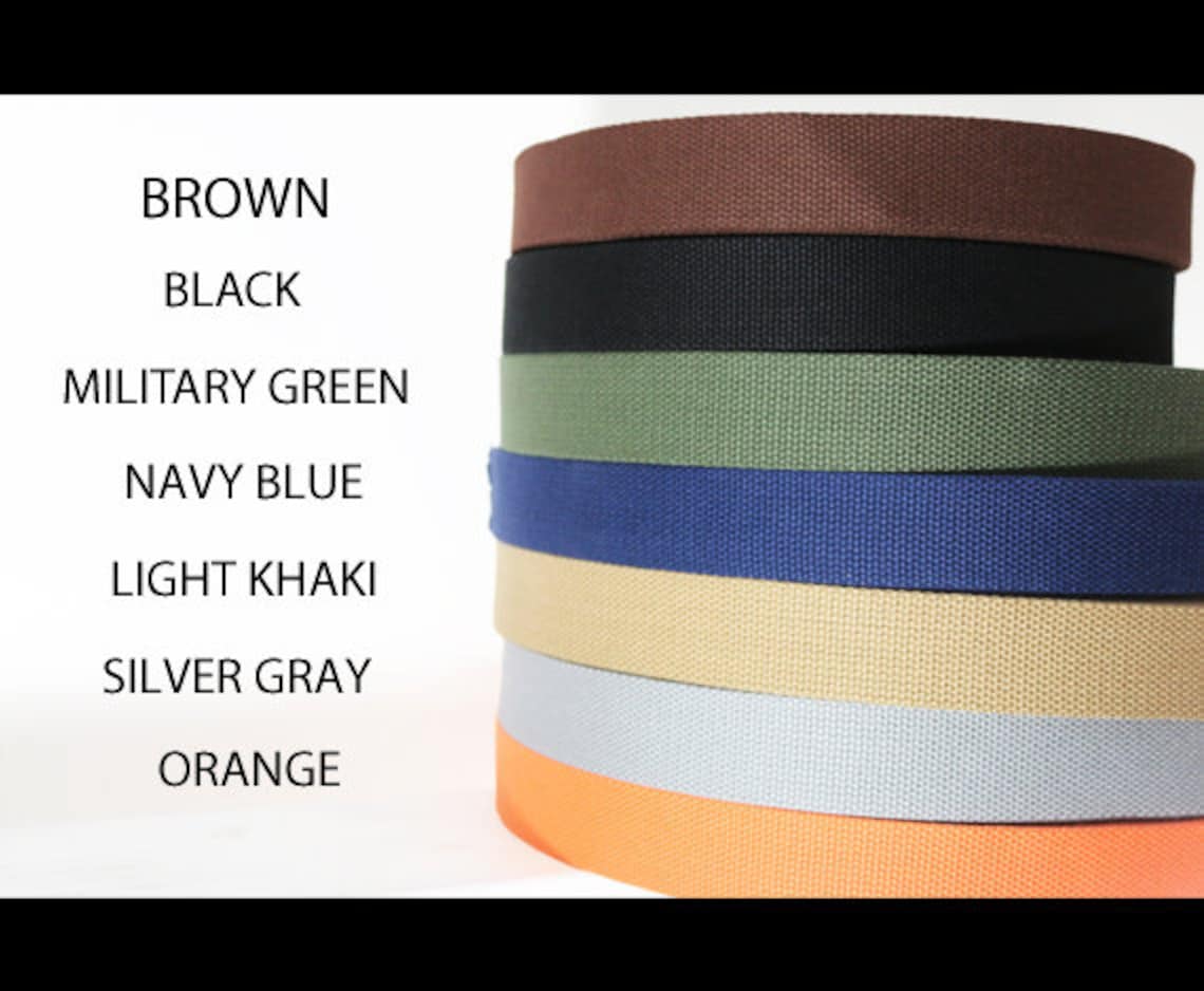 1.50 in Wide Adjustable Cotton Webbing Shoulder Strap With | Etsy