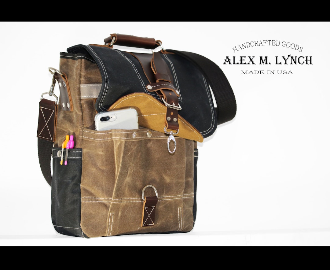 Vertical Laptop Messenger Bag 010032 - Etsy