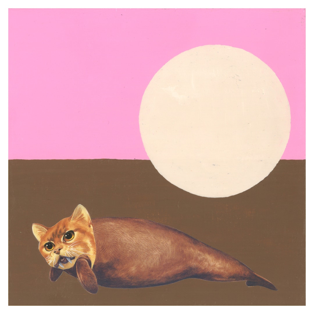 Neopolitan #3 Cat Art Print 12x12 Inch (buy 4 Get 1 Free) - Etsy