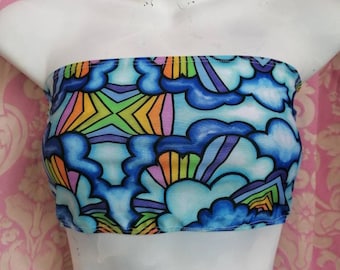 Rainbow Tube Top - Etsy