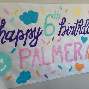 Custom Banners! Your Favorite Things Birthday Theme Banner - Etsy