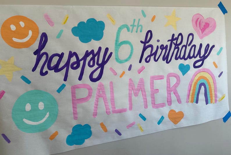 Custom Banners! Your Favorite Things Birthday Theme Banner - Etsy
