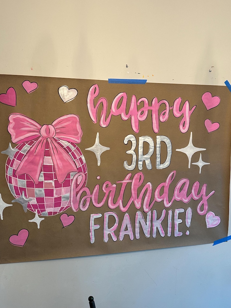 Custom Banners/ Paint Party Banner - Etsy