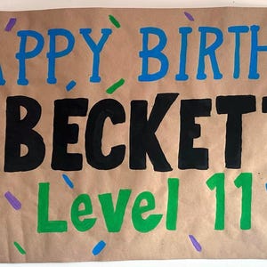 Custom Banners! Your Favorite Things Birthday Theme Banner - Etsy