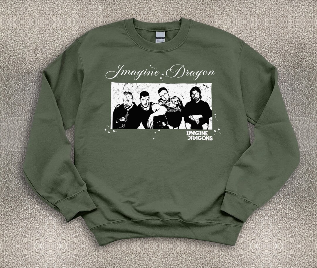 Imagine Dragon Sweatshirt, Imagine Dragon Vintage Band T-shirt, Tour ...