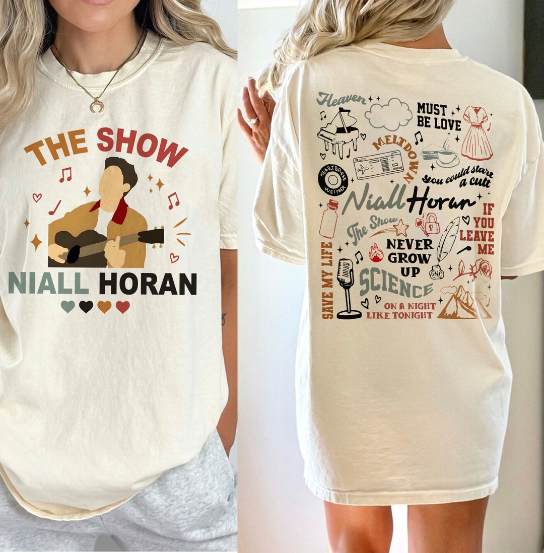 Niall Horan the Show Tracklist Shirt Niall Horan Merch - Etsy