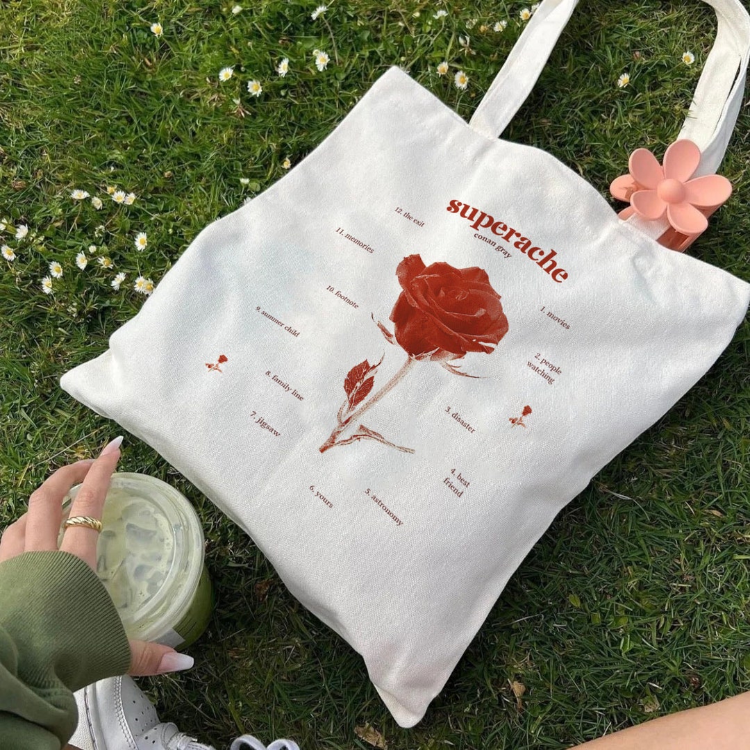 Love Conan Gray Tote Bag, Conan Gray Tote Bag, Canvas Tote Bag, Conan ...